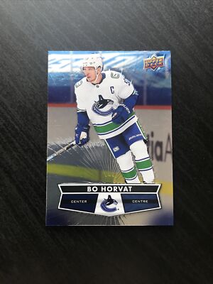 2021-22 Upper Deck Tim Hortons #53 Bo Horvat Vancouver Canucks ...