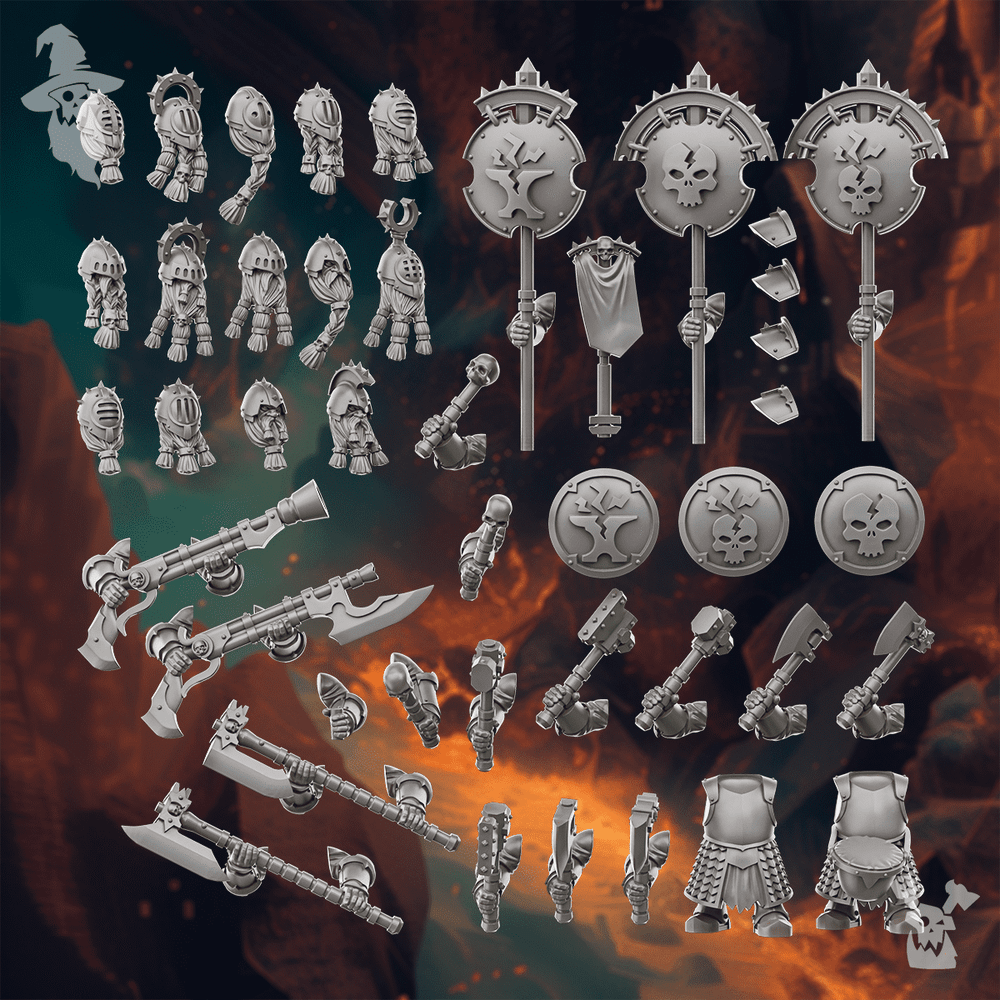 Voidland Dwarfs - Build Set - Fantasy | Oldworld | DnD | | eBay