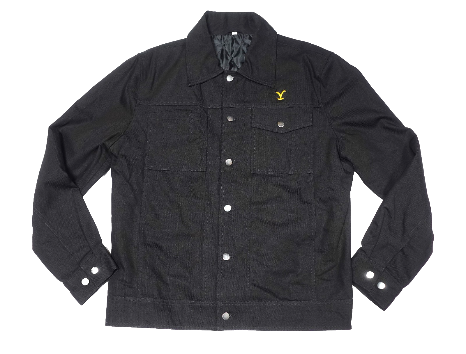 Yellowstone Dutton Ranch Rip Wheeler Black Demin Jacket 2XL | eBay