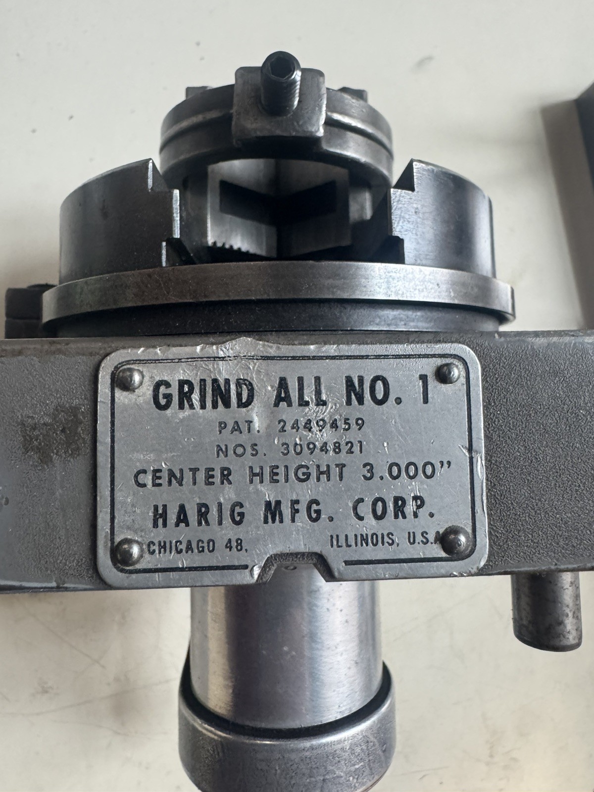Harig #1 Grind All grinding fixture with base plate | eBay