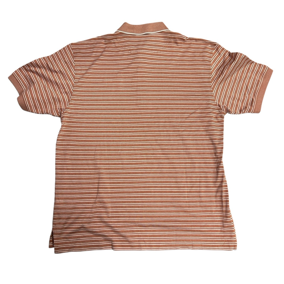 UT Austin Texas Longhorns Men's XL Polo Shirt Orange Striped Game Day ...