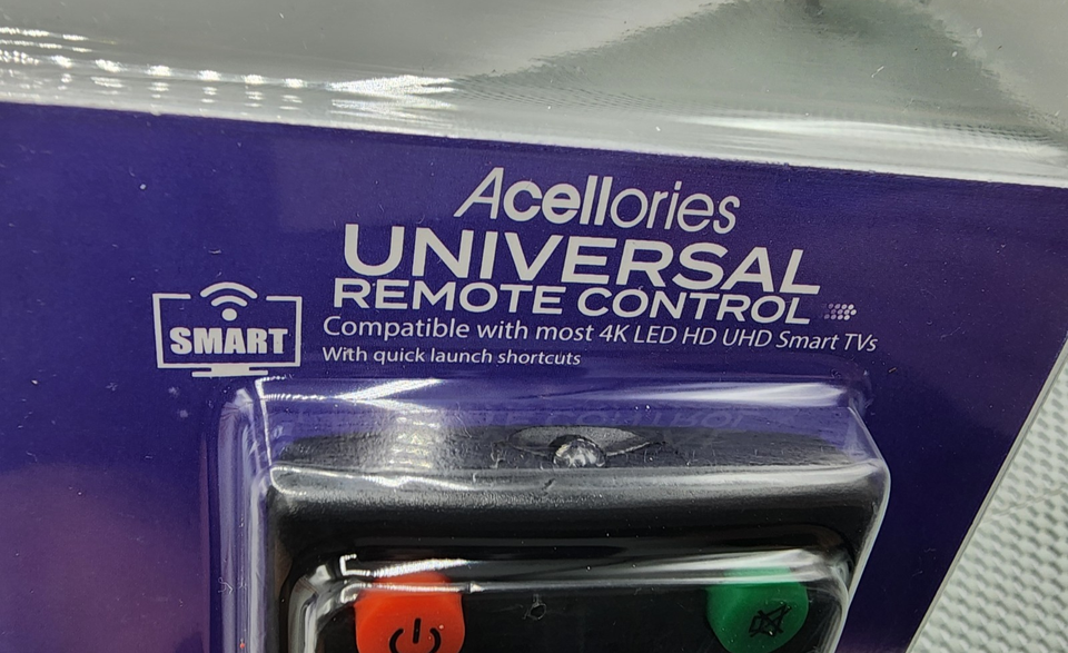 Acellories Universal Remote Control For 4K Smart Tv’s - NETFLIX YOUTUBE ...