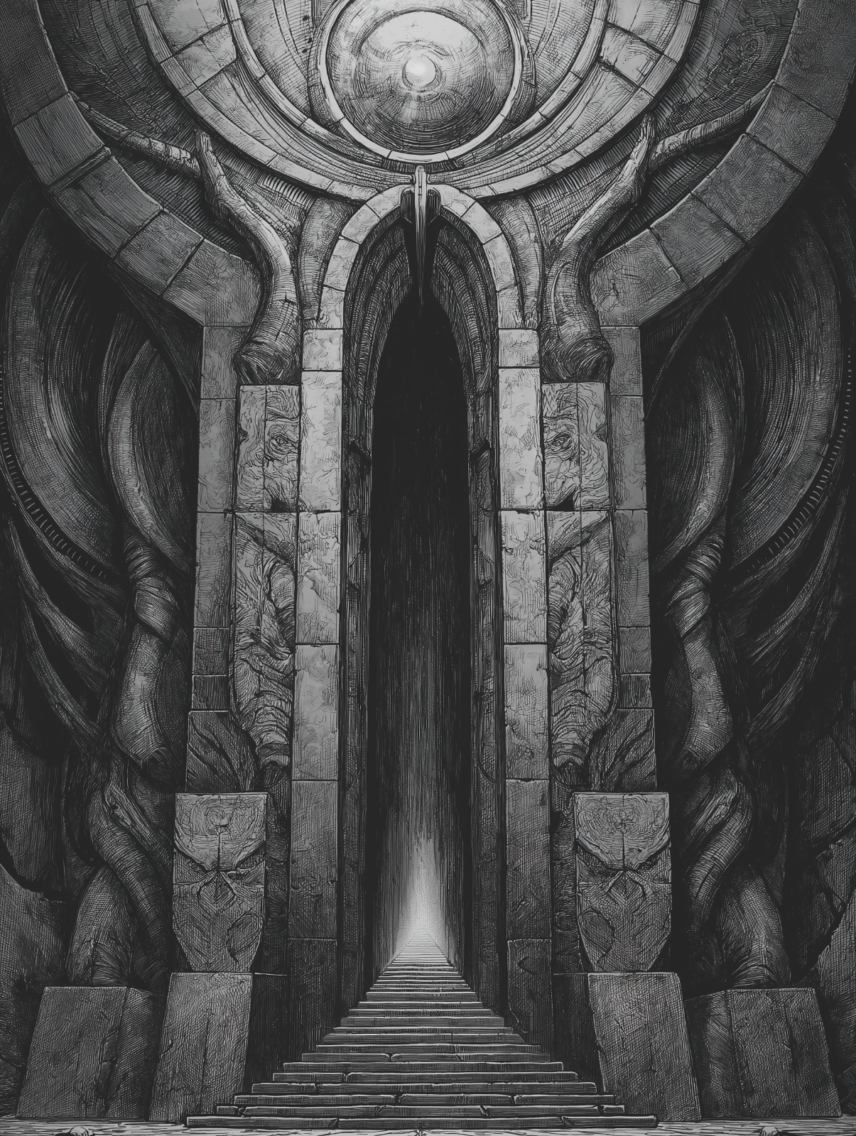 HR Giger Skull Demon Mechanical Wall Art Poster 18x24in | eBay