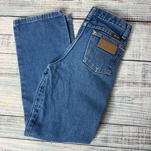 Wrangler Pocket Patch Straight Leg Jeans Kids 12 Reg | eBay