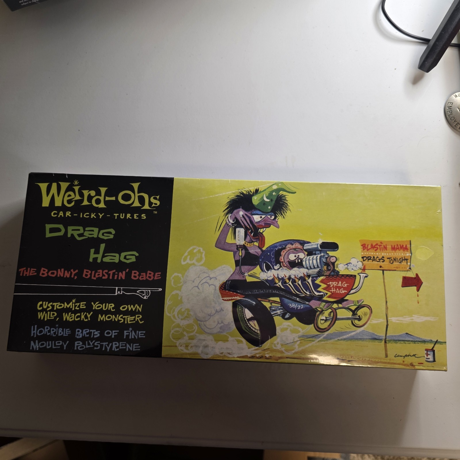 Hawk Weird-Ohs Drag Hag Model Kit New Sealed RARE! # 16003 RETRO ...