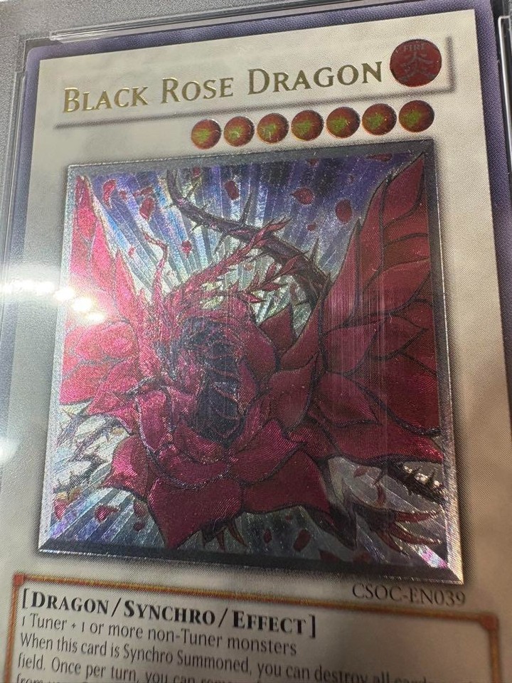 PSA 9 Yu-Gi-Oh Black Rose Dragon 2008 Csoc-Ultimate Rare #EN039 JPN | eBay