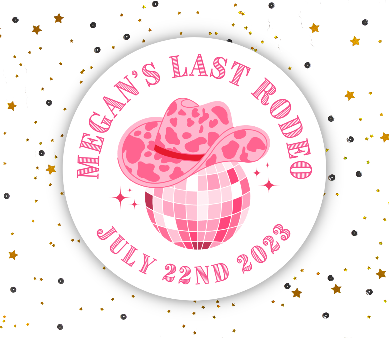 Personalised Hen Party Stickers | Last Rodeo Stickers | Hen Do Stickers ...