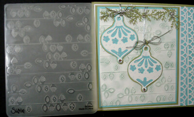 Sizzix ARTISTIC EVERGREEN BRANCHES Christmas Embossing folder RETIRED ...