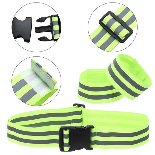 Safety Reflective Straps Reflective Band Strap Luminous Wristband Glow ...
