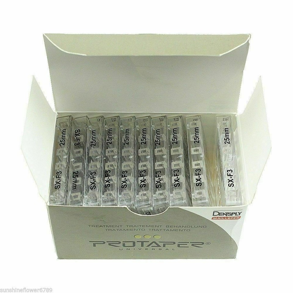 Dentsply Rotary ProTaper Universal Engine NiTi Files 25 mm SX-F3 (6 ...