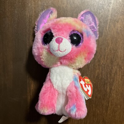 Ty Beanie Boos CanCun Pink Chihuahua 6" Glitter Eyes w/Tags Claire’s | eBay