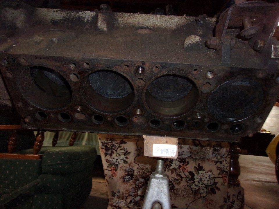 EARLY 1950's Chrysler 331 HEMI Shortblock for Rebuilding "Standard Bore ...