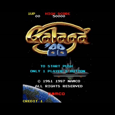 Used Galaga 88 Arcade Game PCB P.C.Board Namco SYSTEM-1 JAMMA Screen ...