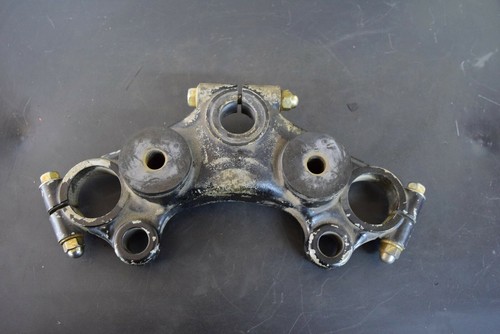 YAMAHA 1977 XS750 FORK STEERING TRIPLE TREE BAR STEM UPPER CLAMP CROWN ...