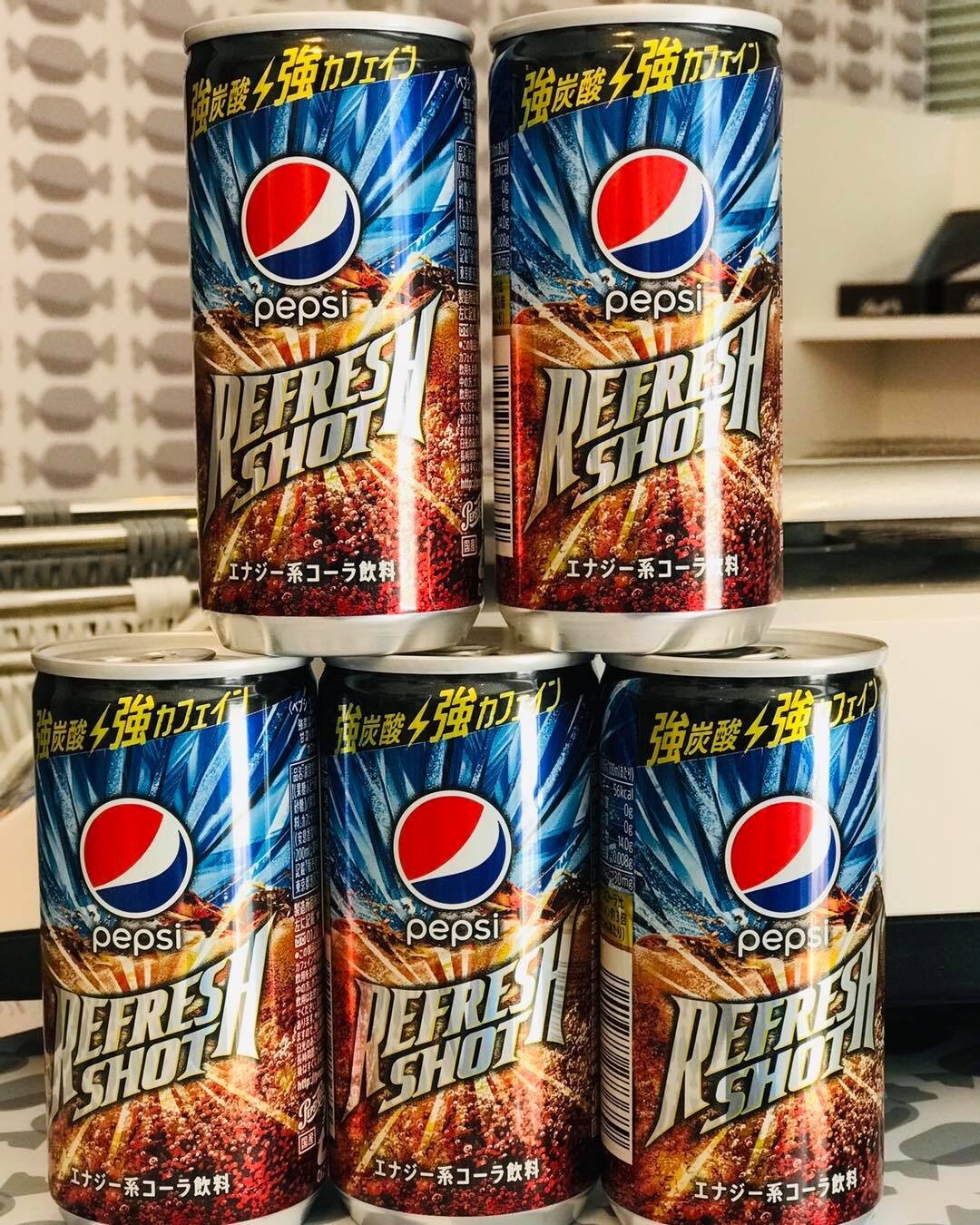 PEPSI REFRESH SHOT Cola can JAPAN 200ml Collect Asia Pepsico Collect ...