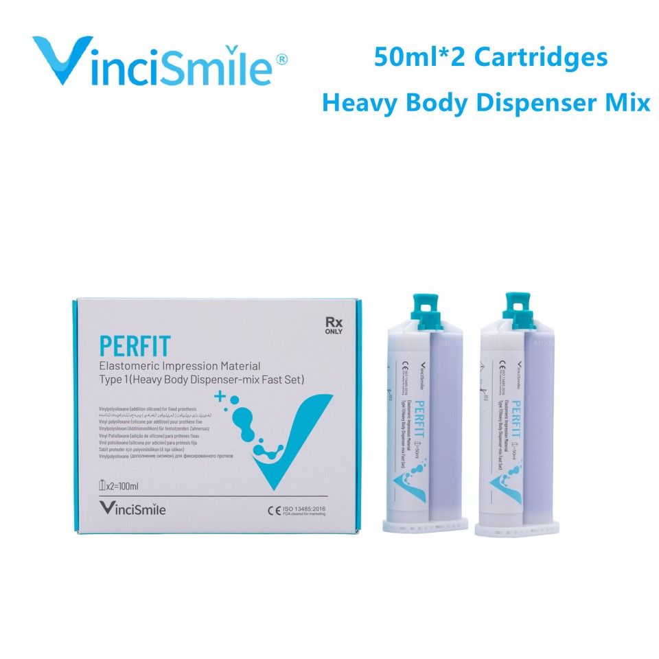 VPS Dental Impression Material Putty Heavy/Regular/Light Body-Fast ...