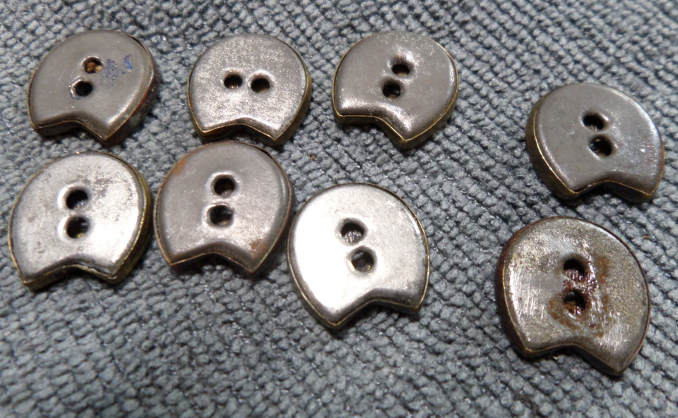 8 Antique Metal Whistle Buttons HORSESHOES | eBay