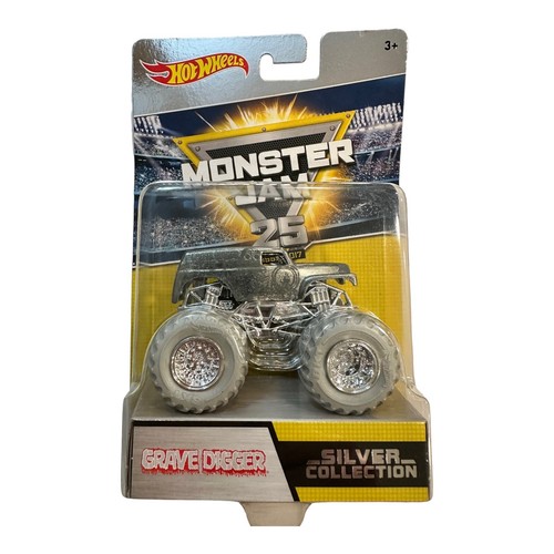 Grave Digger The Legend - Monster Jam Silver Collection - Hot Wheels ...