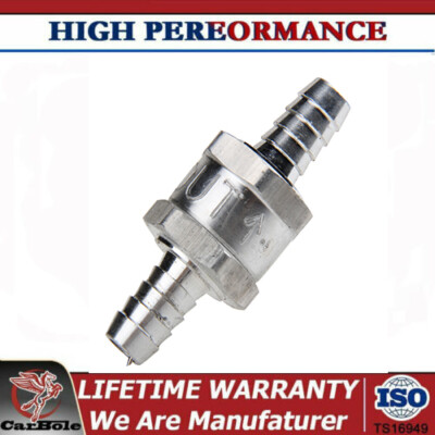 10mm 3/8" Inline Fuel Line One Way No Return Check Valve Petrol Diesel ...