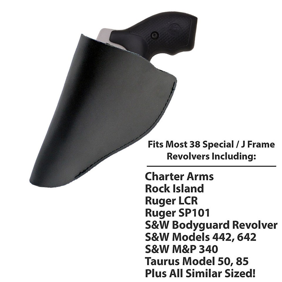 Tactical Leather IWB Revolvers Holster for Taurus 85 605 S&W 637/642 ...