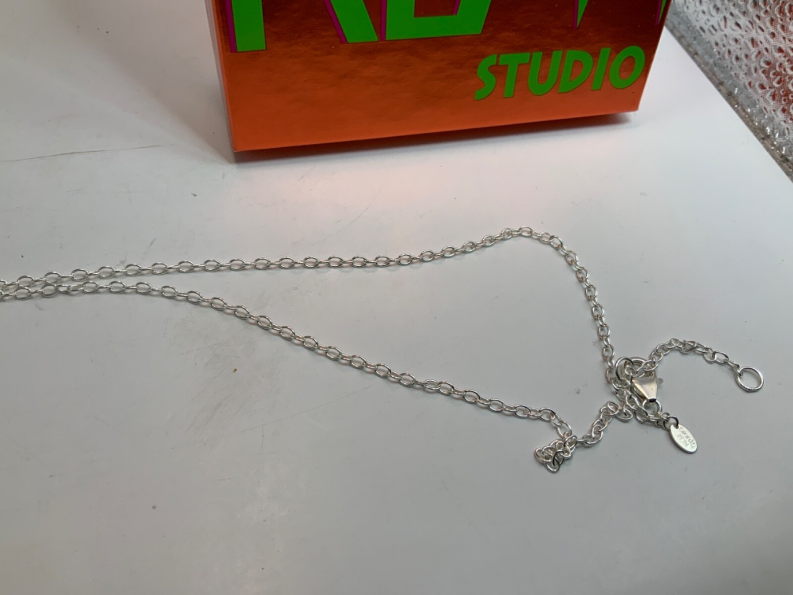 RLM STUDIO STERLING & BRASS STARRY NIGHT PENDANT W/ STERLING CHAIN NOB ...