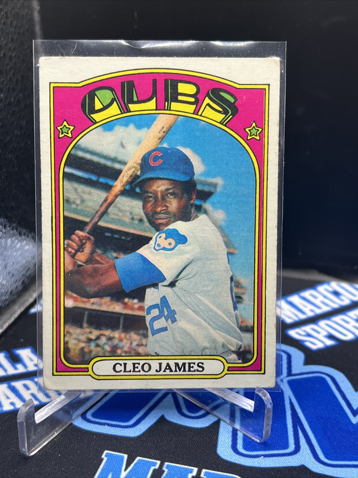 1972 Topps Baseball Cleo James Card #117 Chicago Cubs EX/NM | eBay