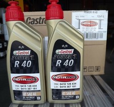 Castrol R40 Castor 2t 4t Motorcycle Oil. 1lt. for sale online | eBay