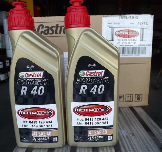 Castrol R40 Castor 2t 4t Motorcycle Oil. 1lt. for sale online | eBay