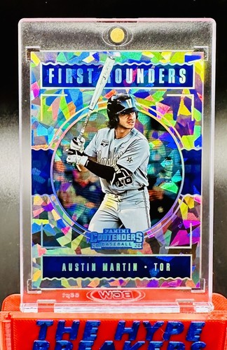 /23 Austin Martin Cracked ICE 2020 Panini Contenders Baseball First ...