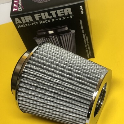 76/89/102 mm Pod air filter 140 L Universal Chrome + White 3, 3.5, 4 ...