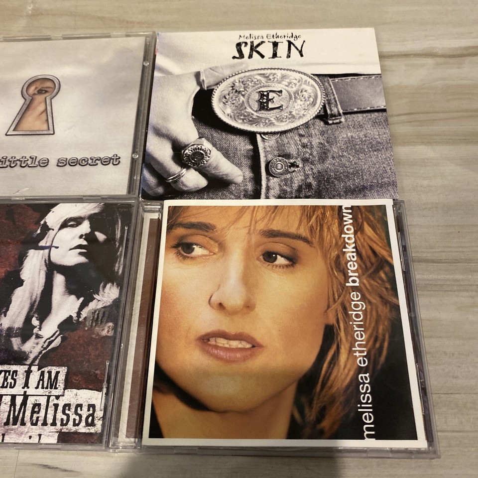 LOT OF 4 CDs Melissa Etheridge: Skin Breakdown Your Little Secret Yes I ...