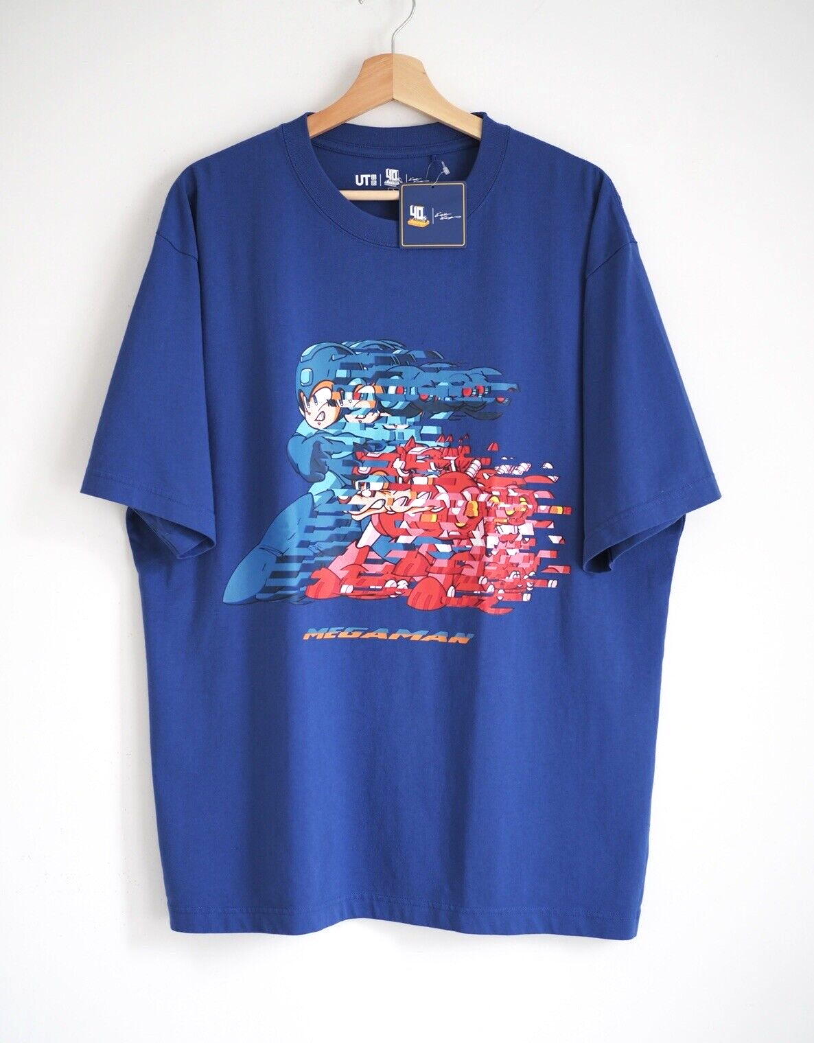 Mega Man Premium Oversized Uniqlo Capcom T Shirt Size Large | eBay