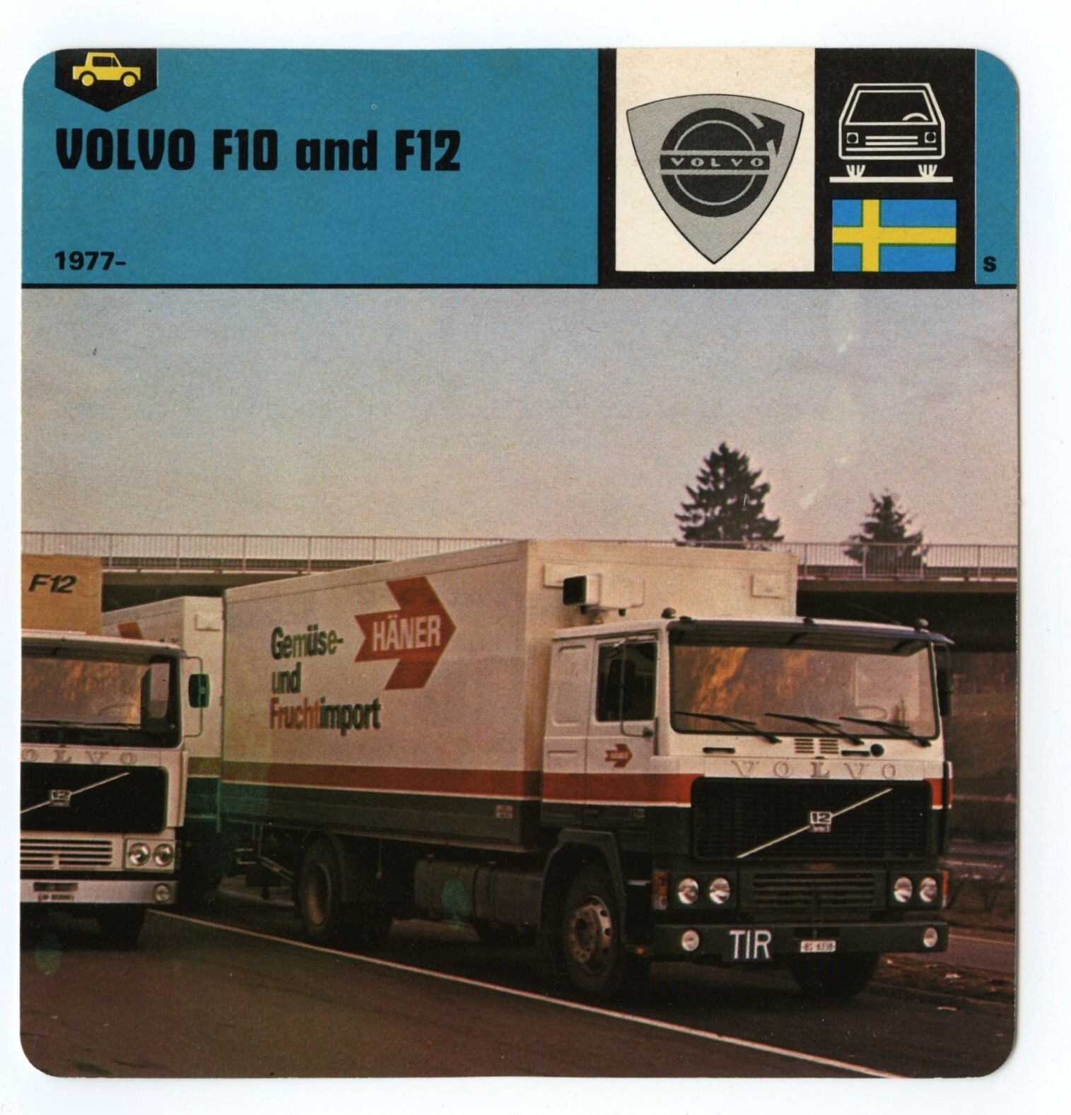Volvo F10 and F12 - Utility Truck Edito Service Auto Rally Card | eBay