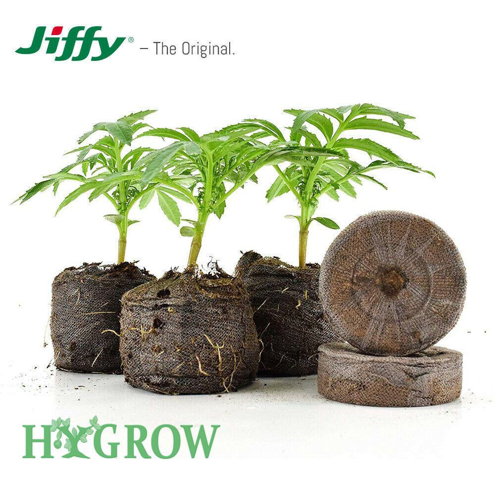 JIFFY-7 Peat Compost Plug Seed Starter Grow Propagation Hydro Pellets ...