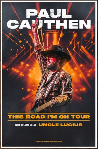 PAUL CAUTHEN This Road Im On Tour 2023 Ltd Ed New RARE Tour Poster ...