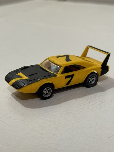 AFX AURORA FLAMETHOWER YELLOW DODGE CHARGER SUPERBIRD DAYTONA HO SLOT ...