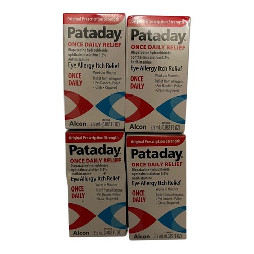 Pataday Once Daily Relief total 4 bottles EXP2026+ *Pls read* Lot of 2 ...