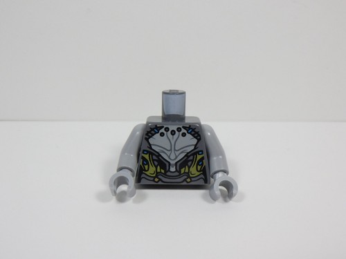 LEGO Marvel Dark Gray w/ Light Gray Arms Printed Torso Minifig I12 | eBay