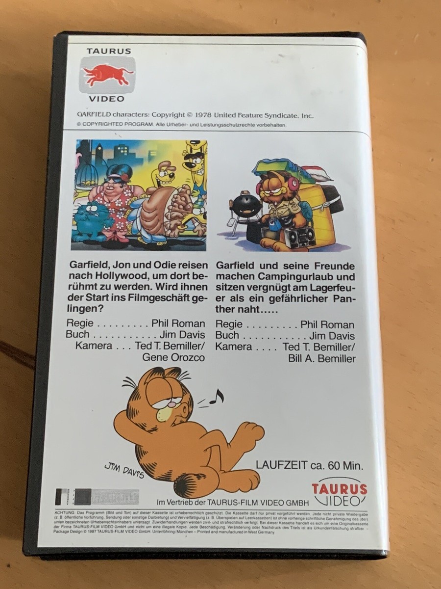 Garfield An Scannán Vhs