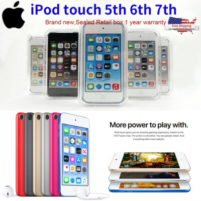 NEW Apple iPod Touch 7th 6th Generation 64 128GB 256GB Sealed Retail ...