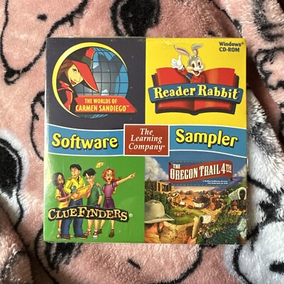 The Learning Company Software Sampler Educational Pc Games 2000 Reading Rabbit | eBay