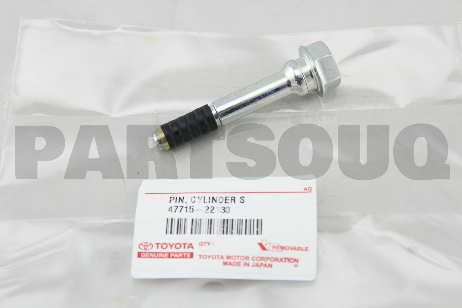 4771522130 Genuine Toyota PIN, FRONT DISC BRAKE CYLINDER SLIDE 47715 ...