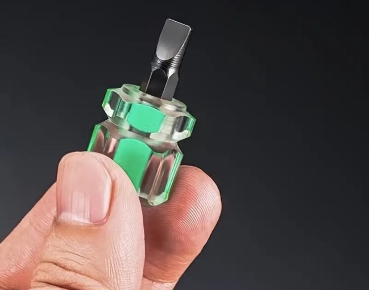 Mini Ultra Short Stubby Screwdriver Set 2 Pieces 1 Phillips, 1 Flat | eBay