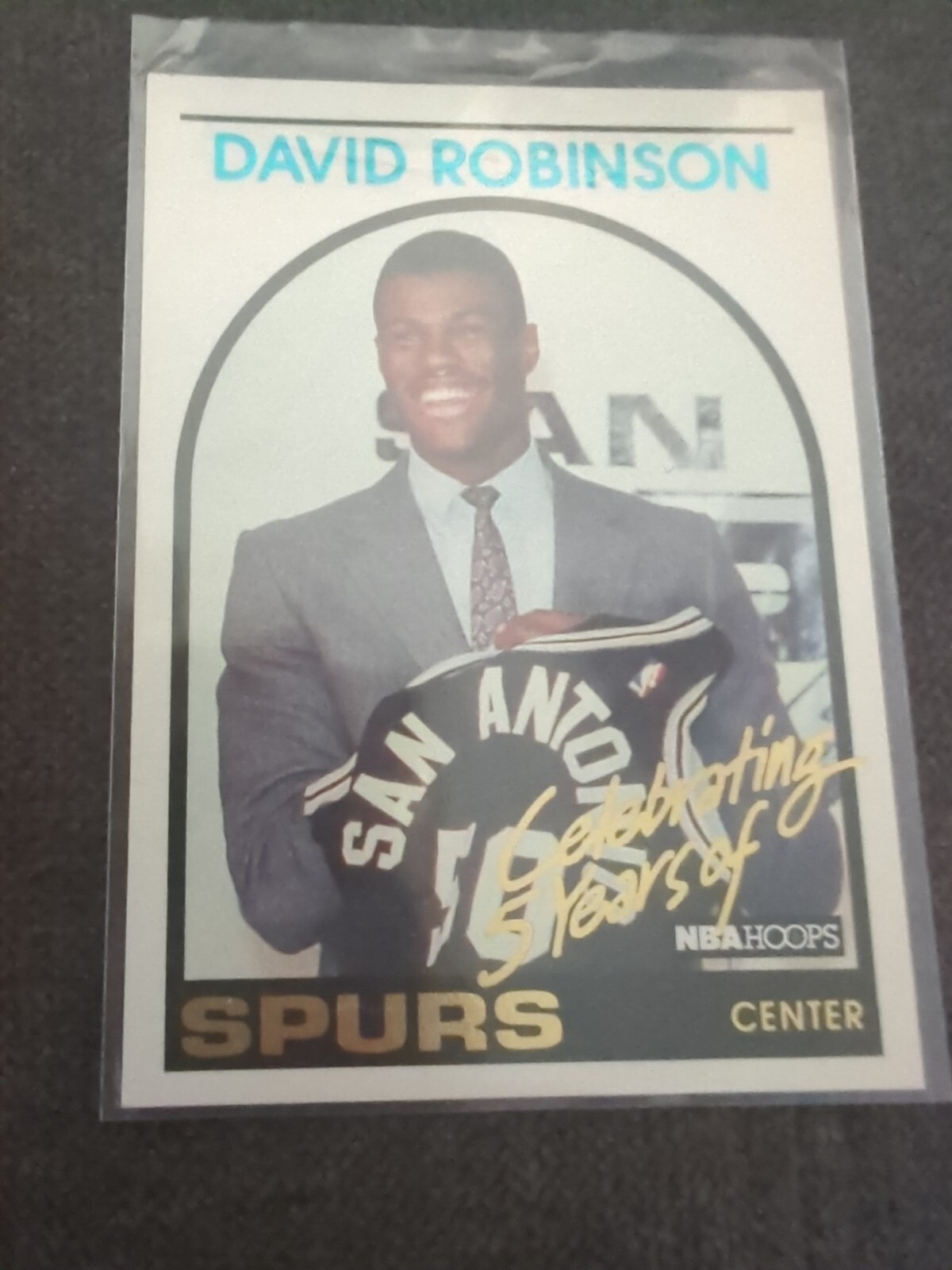 1994-95 NBA HOOPS CELEBRATING 5 YEARS DAVID ROBINSON INSERT BASKETBALL CARD #DR1 | eBay