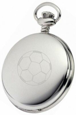 PERSONALISED SILVER FOOTBALL POCKET WATCH PW107 | eBay UK