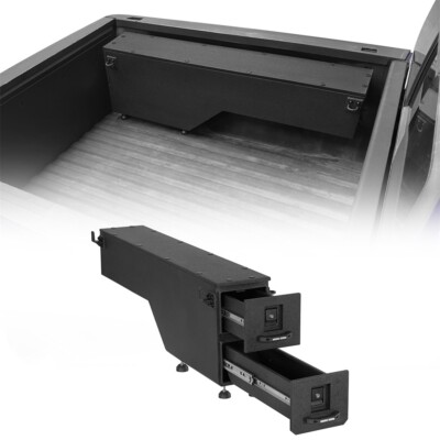 Truck Bed Side Box Wheel Well Storage Drawer System for 2015-22 ...