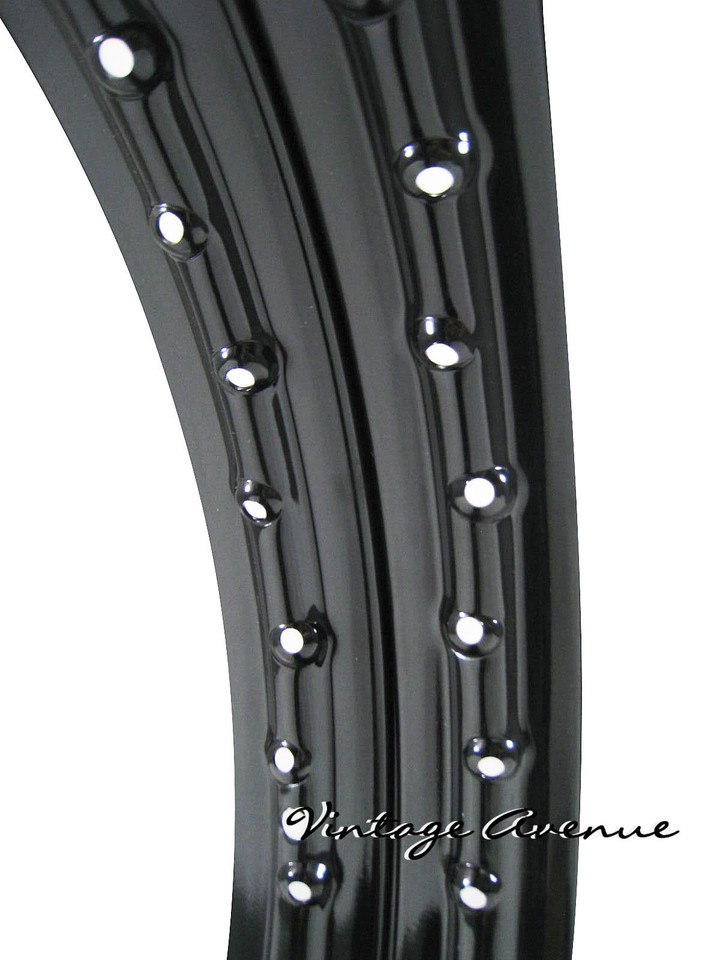 GENUINE ORIGINAL D.I.D. DID FRONT+REAR *BLACK* DID WHEEL RIM 17X1.40-B ...