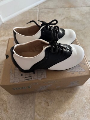 Saddle Shoes by 1031 Children's Size S (11/12) Black/White in Box | eBay