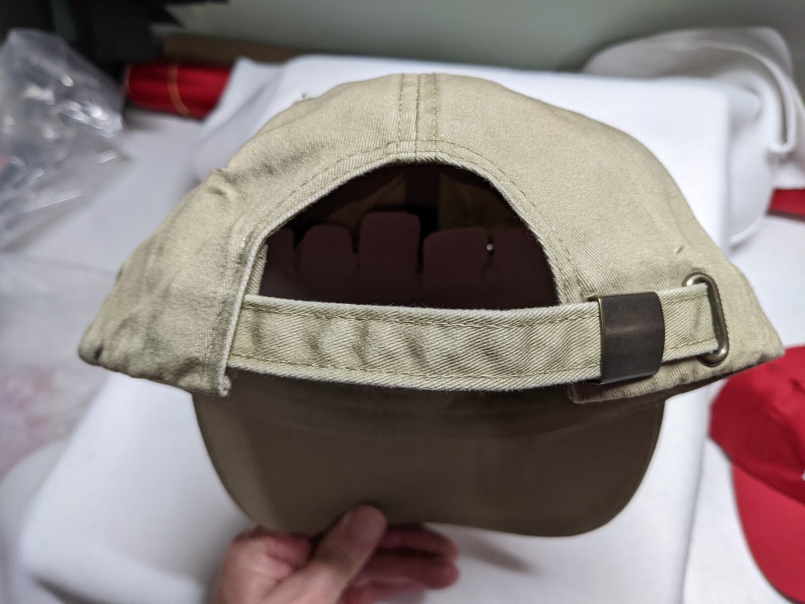 Pontiac Solstice Coupe Kappa Khaki Hat Embroidered Red- Port authority ...