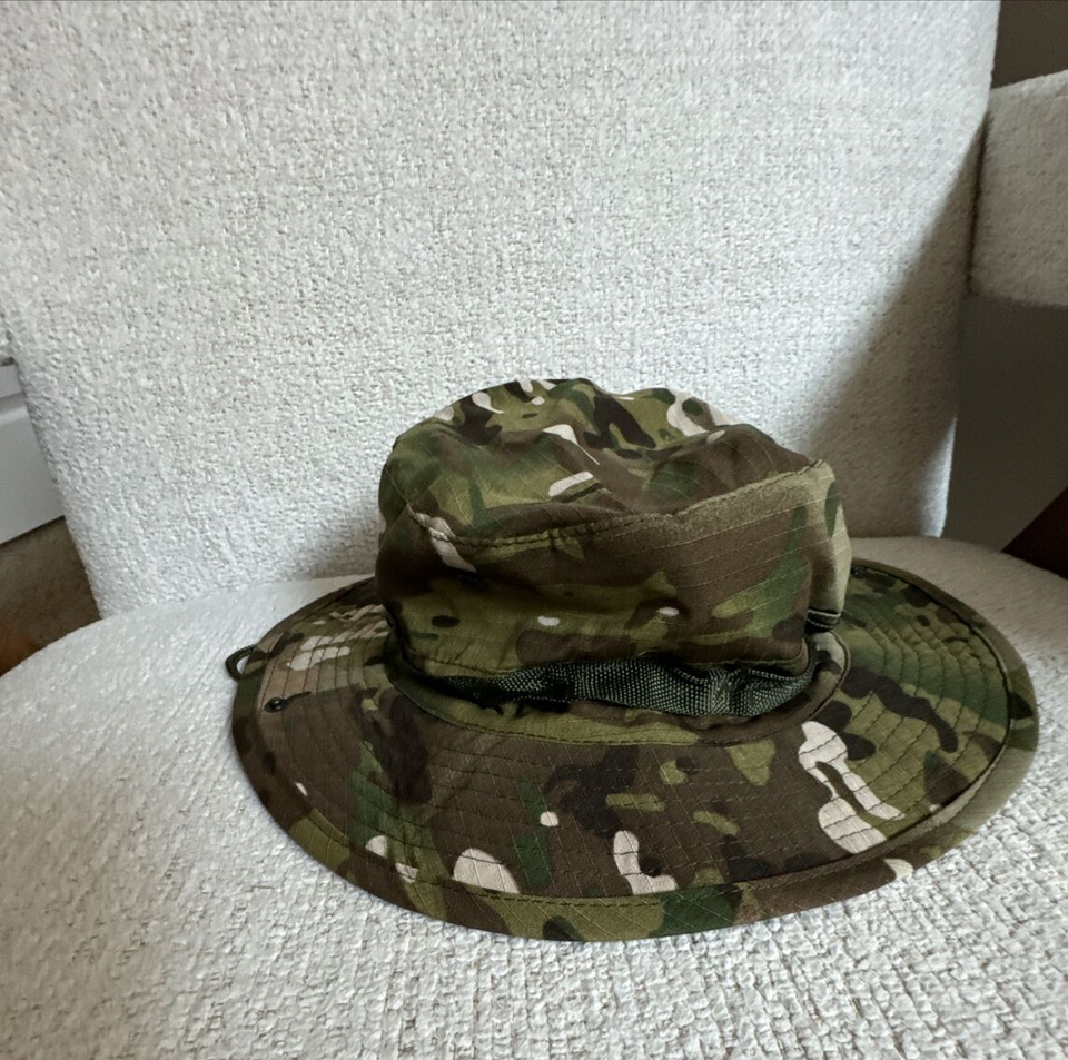 U.S Military Army Vietnam Jungle Boonie Hat Type II Camouflage LARGE RN ...